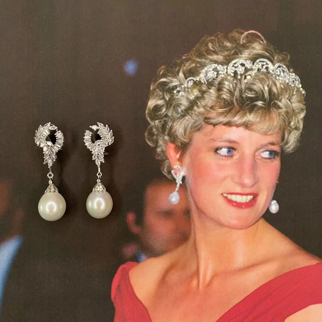 The Princess Diana Earrings | The Real Pearl Co
